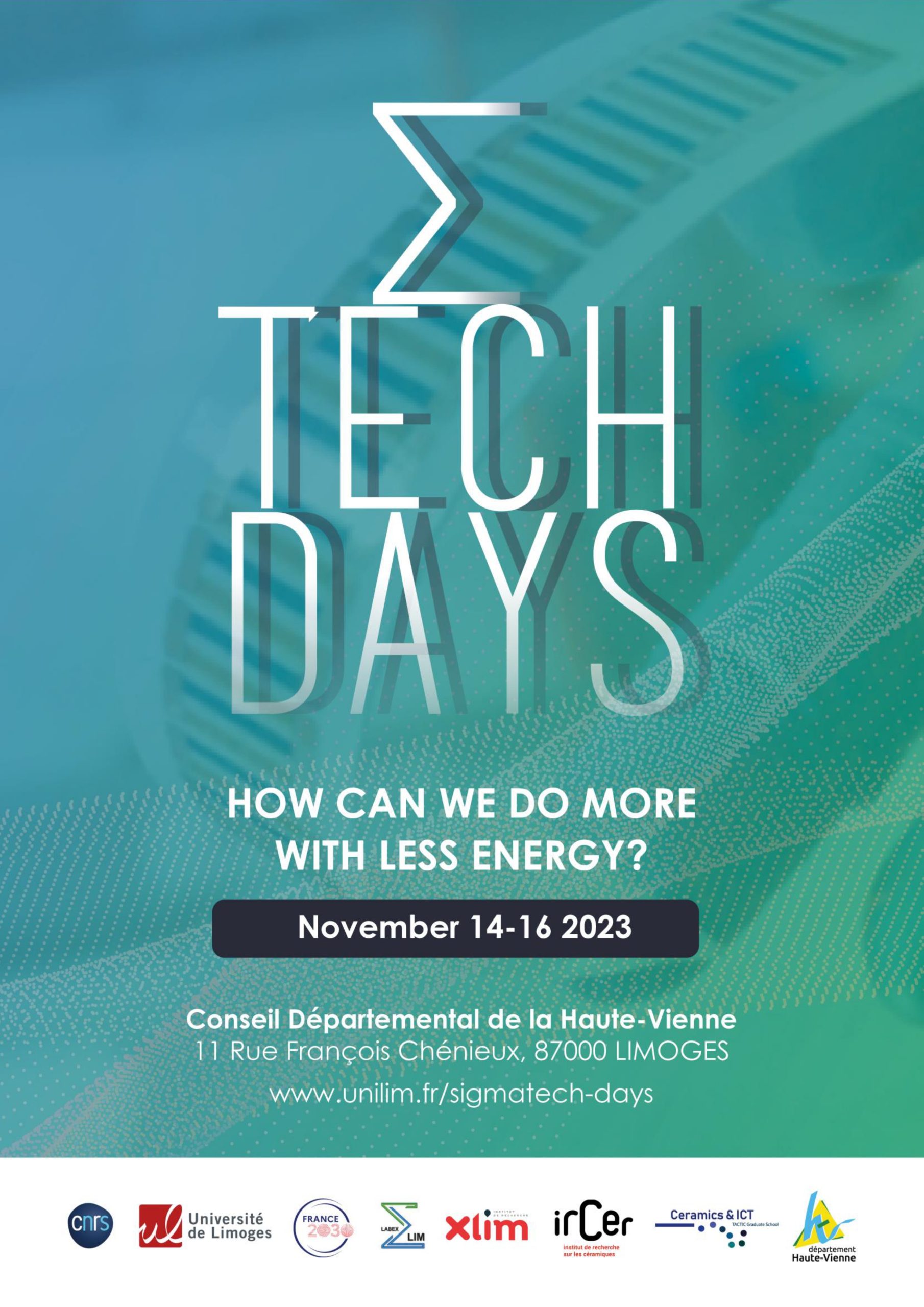 Σ-TECH DAYS édition 2023 - Collège des Écoles Doctorales