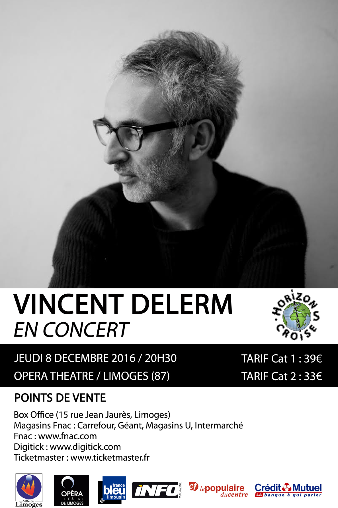 Vincent Delerm en concert à l'Opéra | Service Culturel