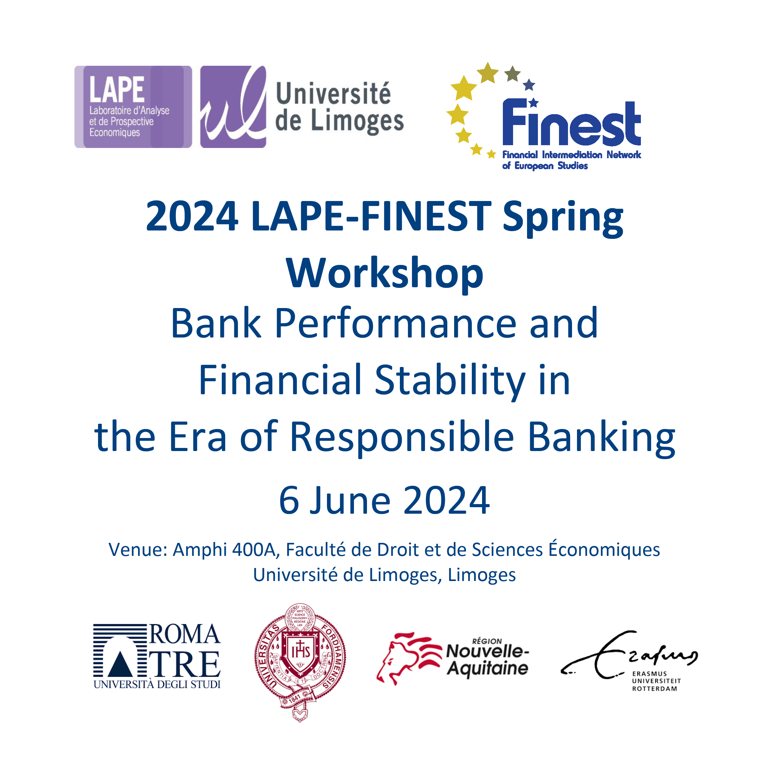 2024 LAPE-FINEST Spring Workshop - LAPE