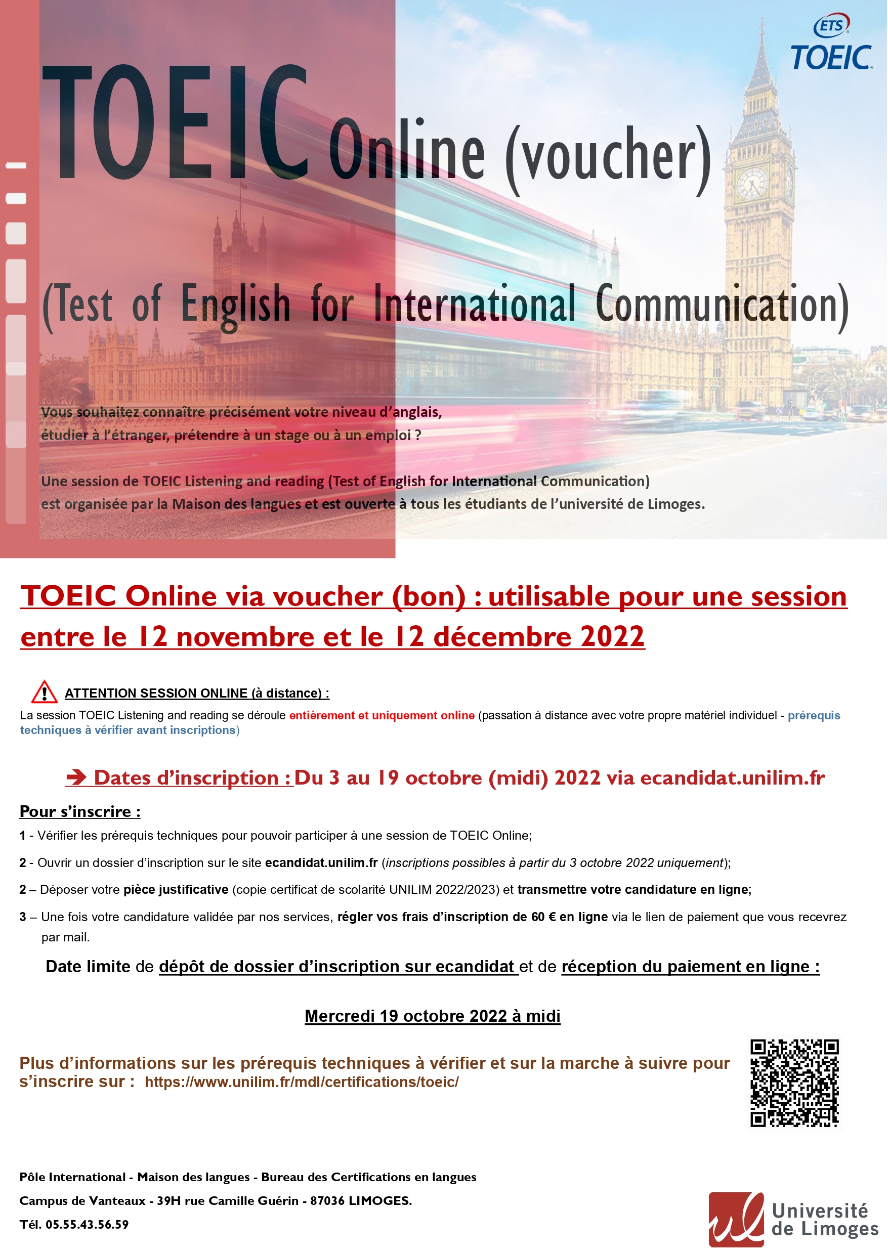 TOEIC - Maison des Langues