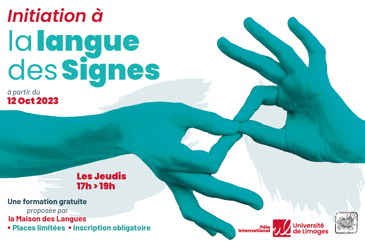 Initiation à langue des signes - Maison des Langues