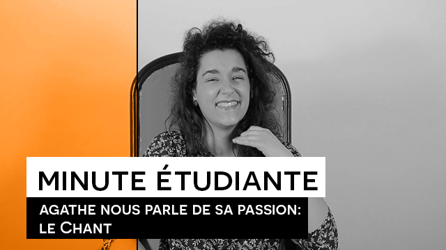 La Minute Etudiante : Agathe nous parle de sa passion le chant ...