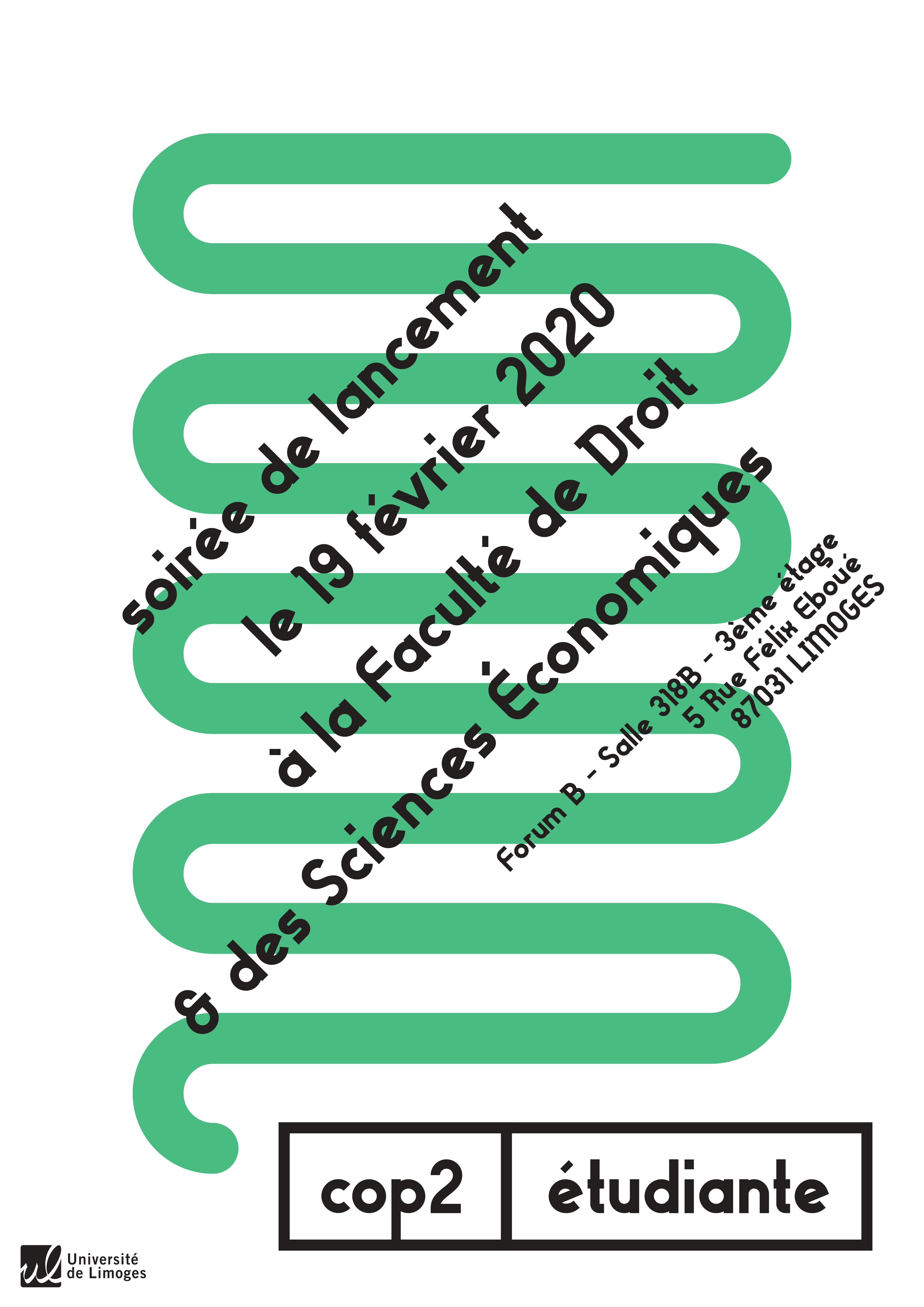 Soirée de lancement COP2 étudiante - Université de Limoges