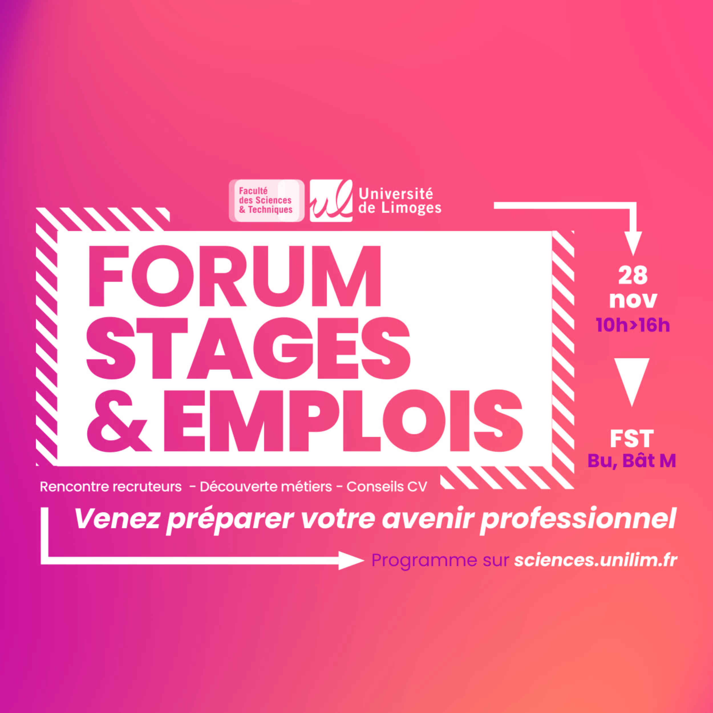 Forum Stages & Emplois, Faculté des Sciences et Techniques